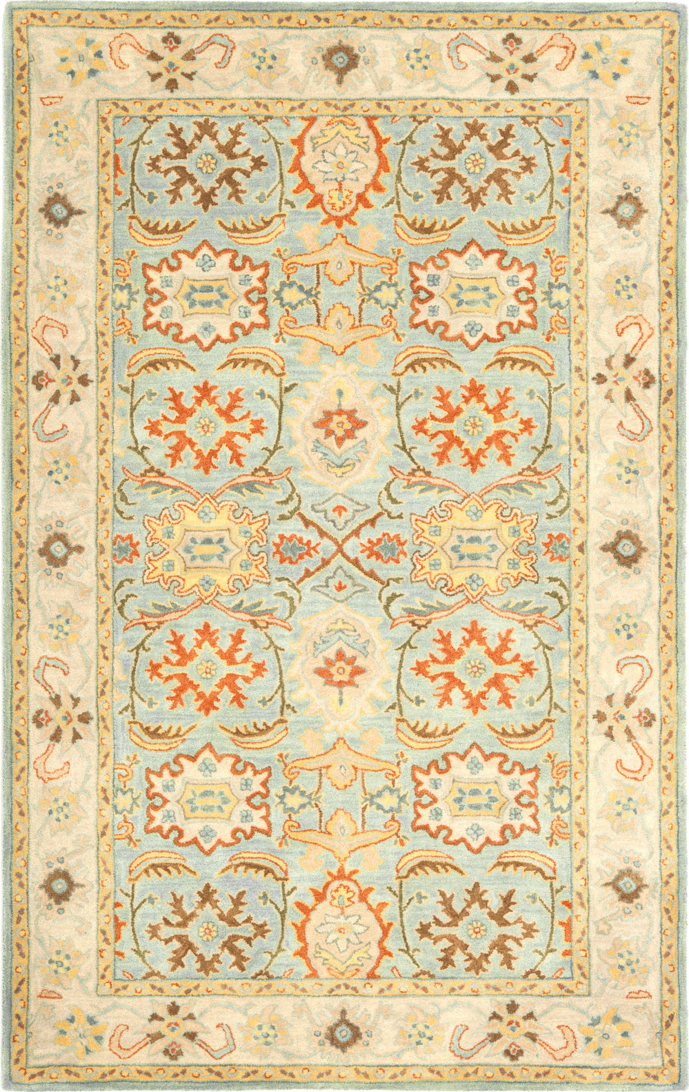 Safavieh Heritage 734 Light Blue/Ivory Area Rug – Incredible Rugs and Decor