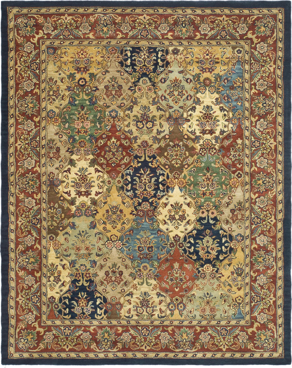 Safavieh Heritage 911 Multi/Burgundy Area Rug – Incredible Rugs and Decor