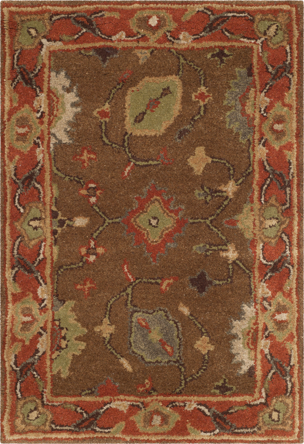 Safavieh Heritage 952 Moss/Rust Area Rug – Incredible Rugs and Decor