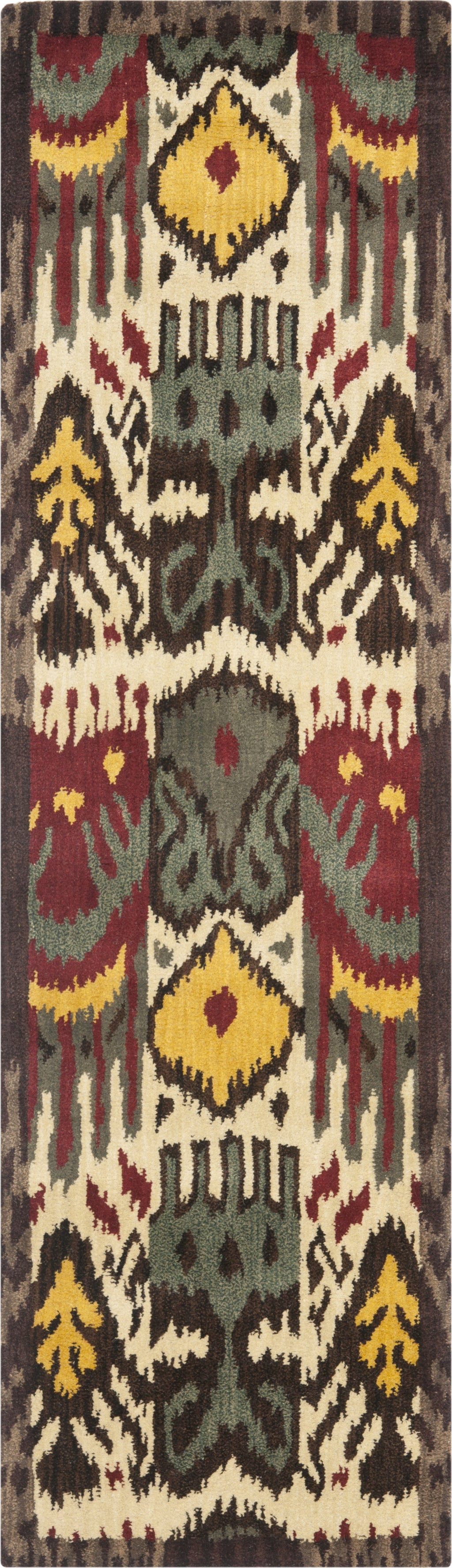 Safavieh Ikat Ikt217 Creme/Brown Area Rug – Incredible Rugs and Decor