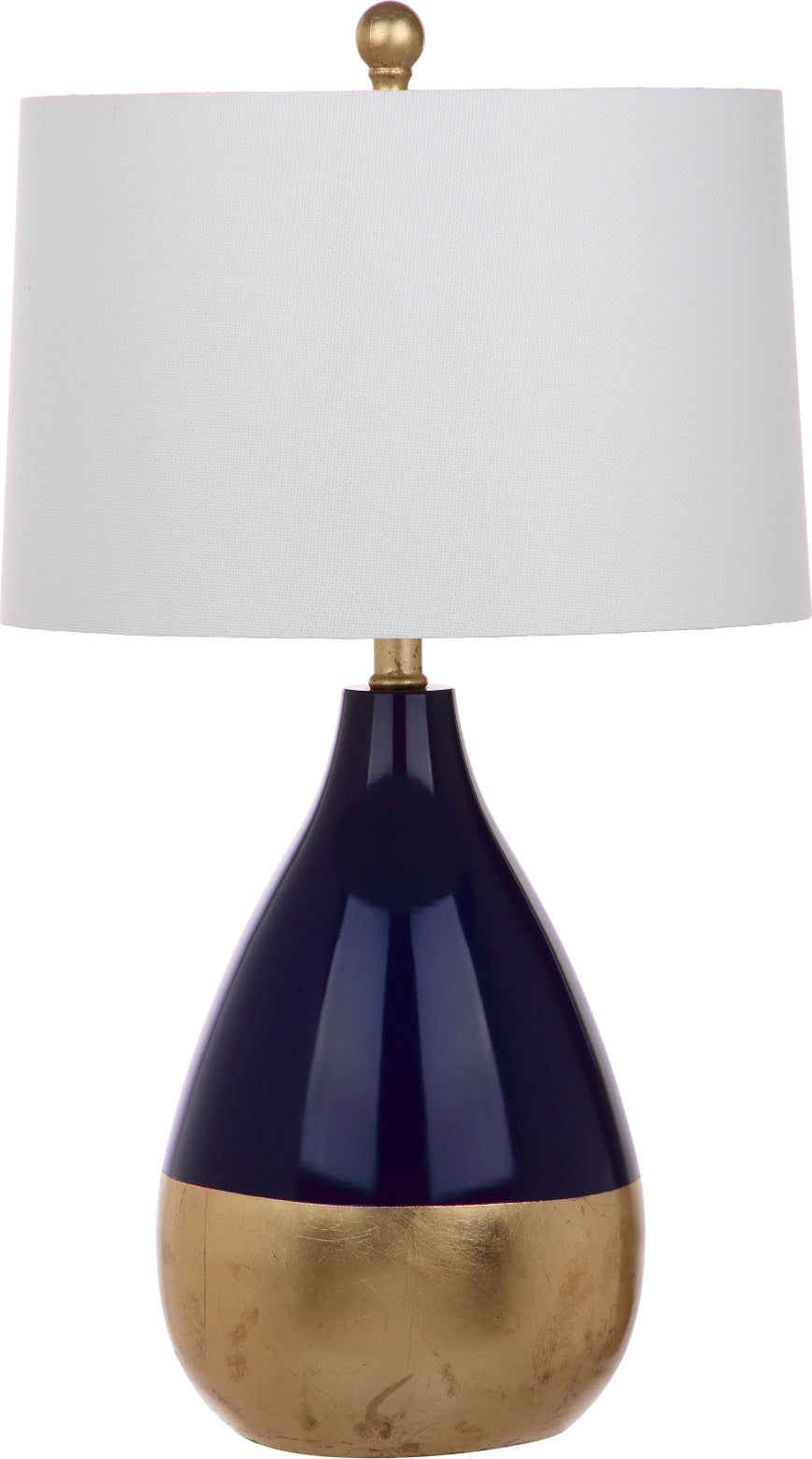 Safavieh Kingship Navy And Gold Table Lamp Navy/Gold – Incredible Rugs ...