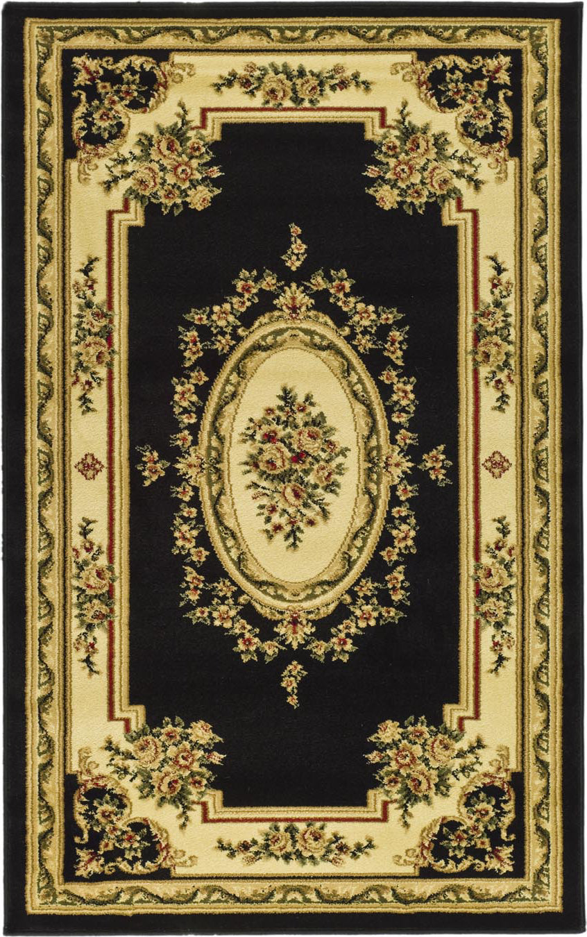Safavieh Lyndhurst LNH218A Black/Ivory Area Rug – Incredible Rugs and Decor