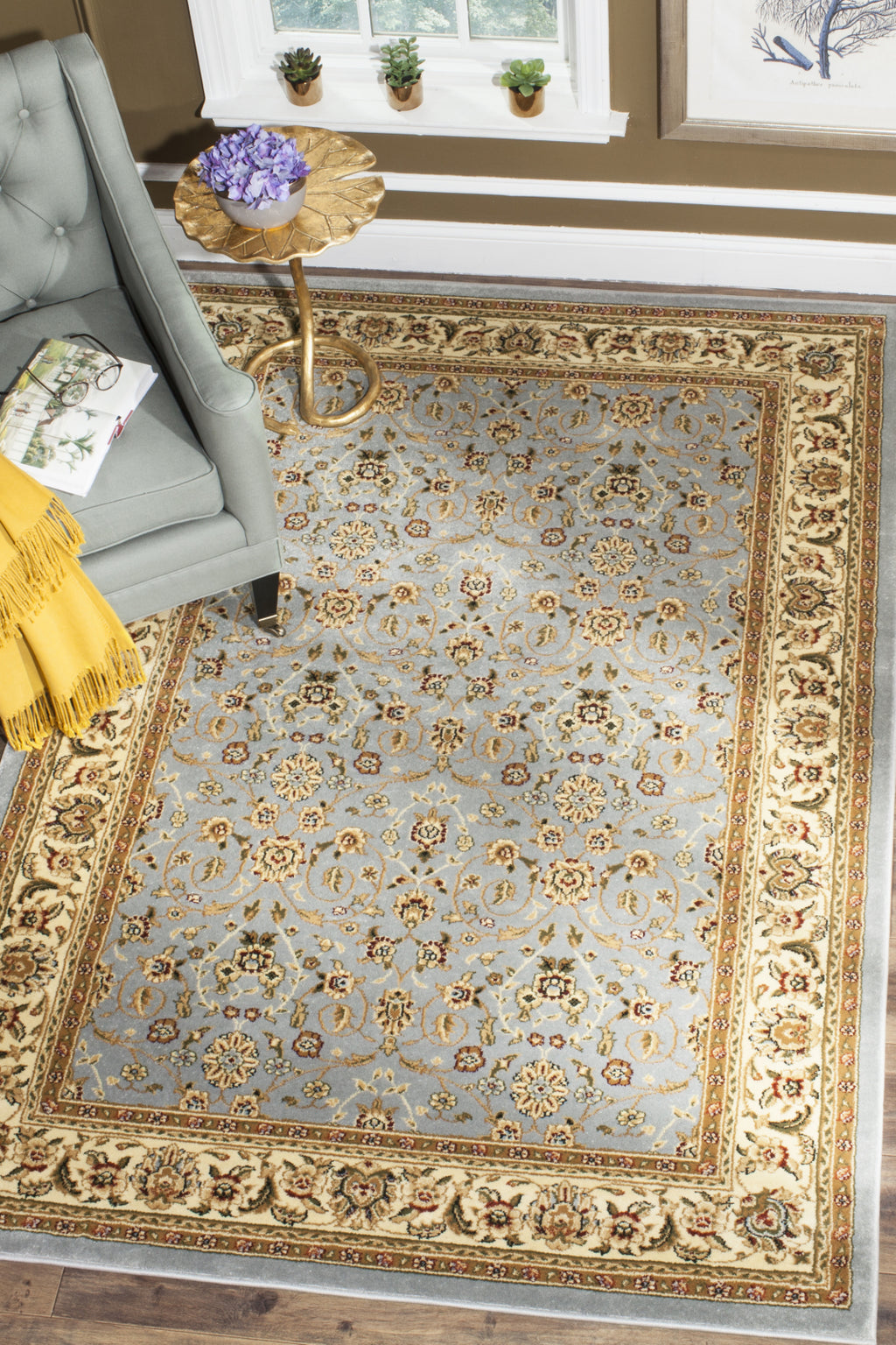 Safavieh Lyndhurst LNH312B Light Blue/Ivory Area Rug – Incredible Rugs ...