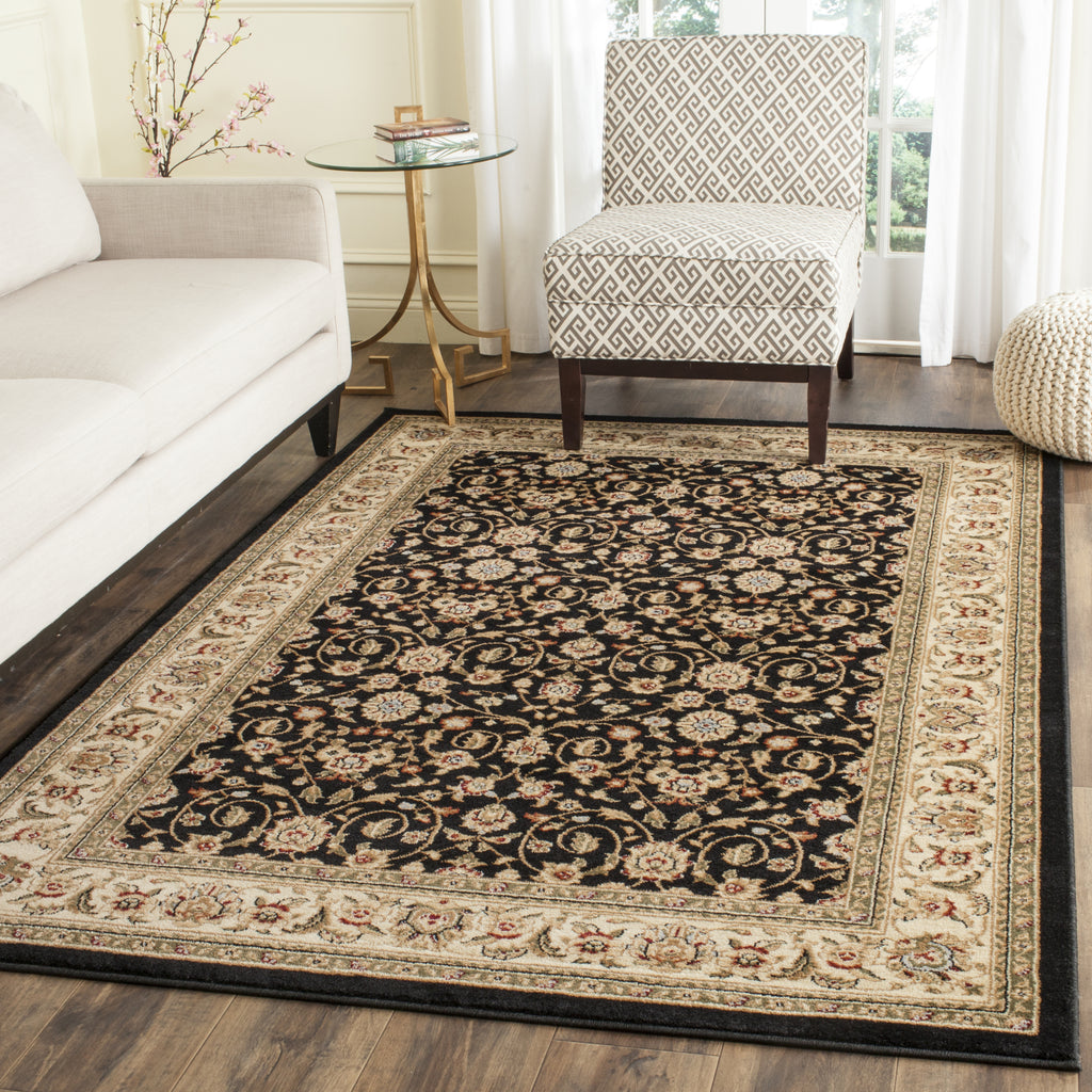 Safavieh Lyndhurst LNH316B Black/Ivory Area Rug – Incredible Rugs and Decor
