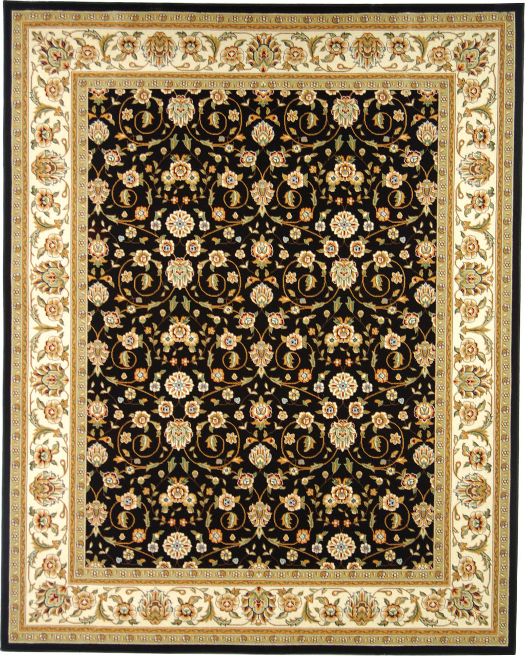 Safavieh Lyndhurst LNH316B Black/Ivory Area Rug – Incredible Rugs and Decor