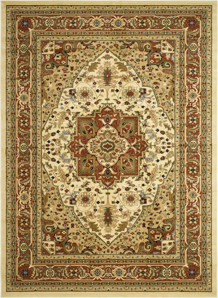 Safavieh Lyndhurst LNH330R Ivory/Rust Area Rug – Incredible Rugs and Decor