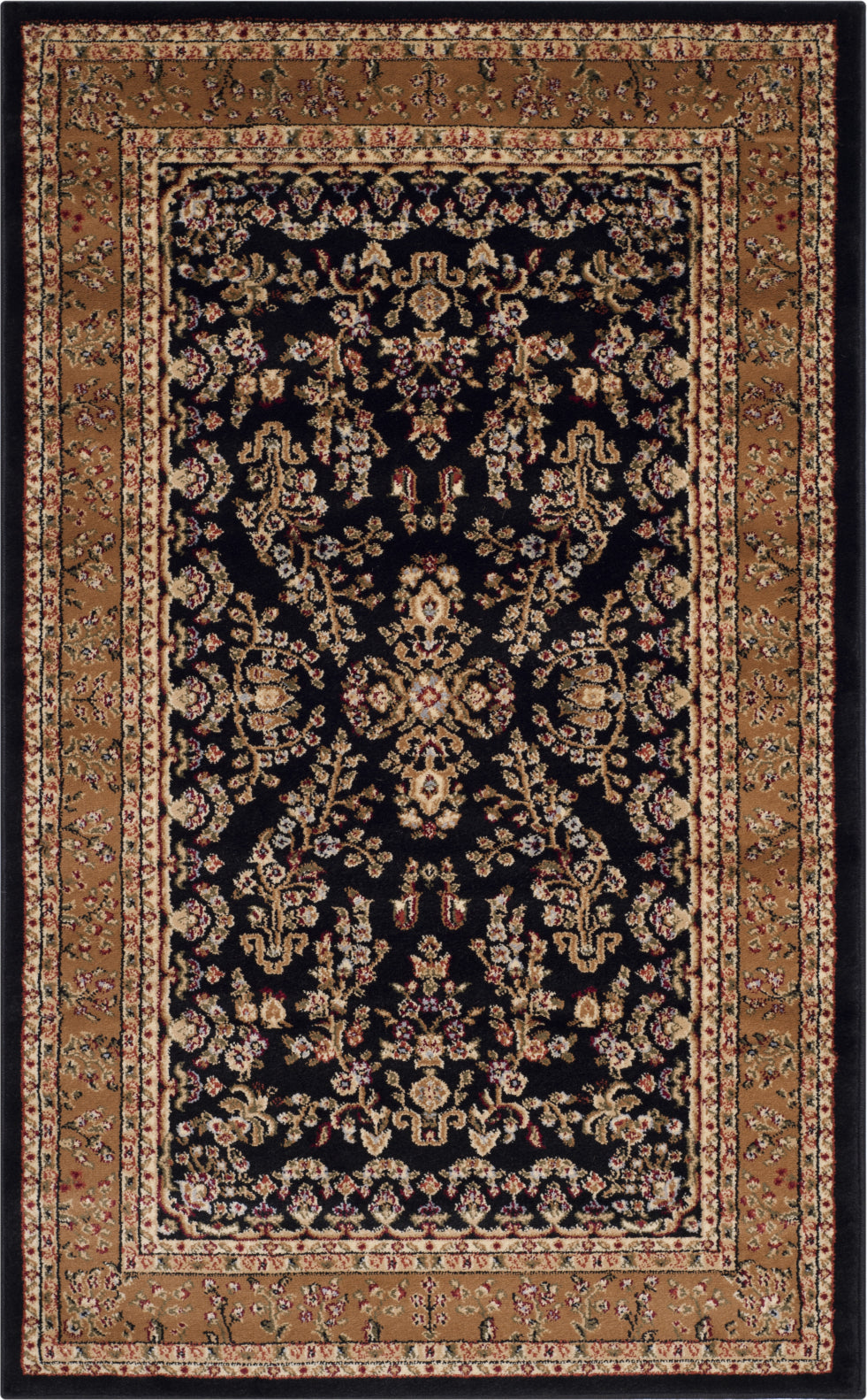 Safavieh Lyndhurst LNH331D Black/Tan Area Rug – Incredible Rugs and Decor
