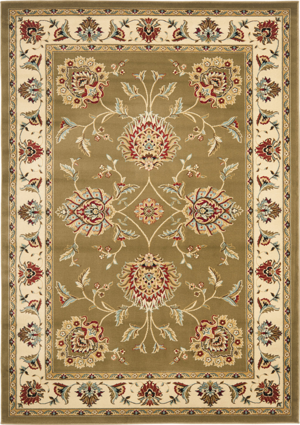 Safavieh Lyndhurst LNH555 Green/Ivory Area Rug – Incredible Rugs and Decor