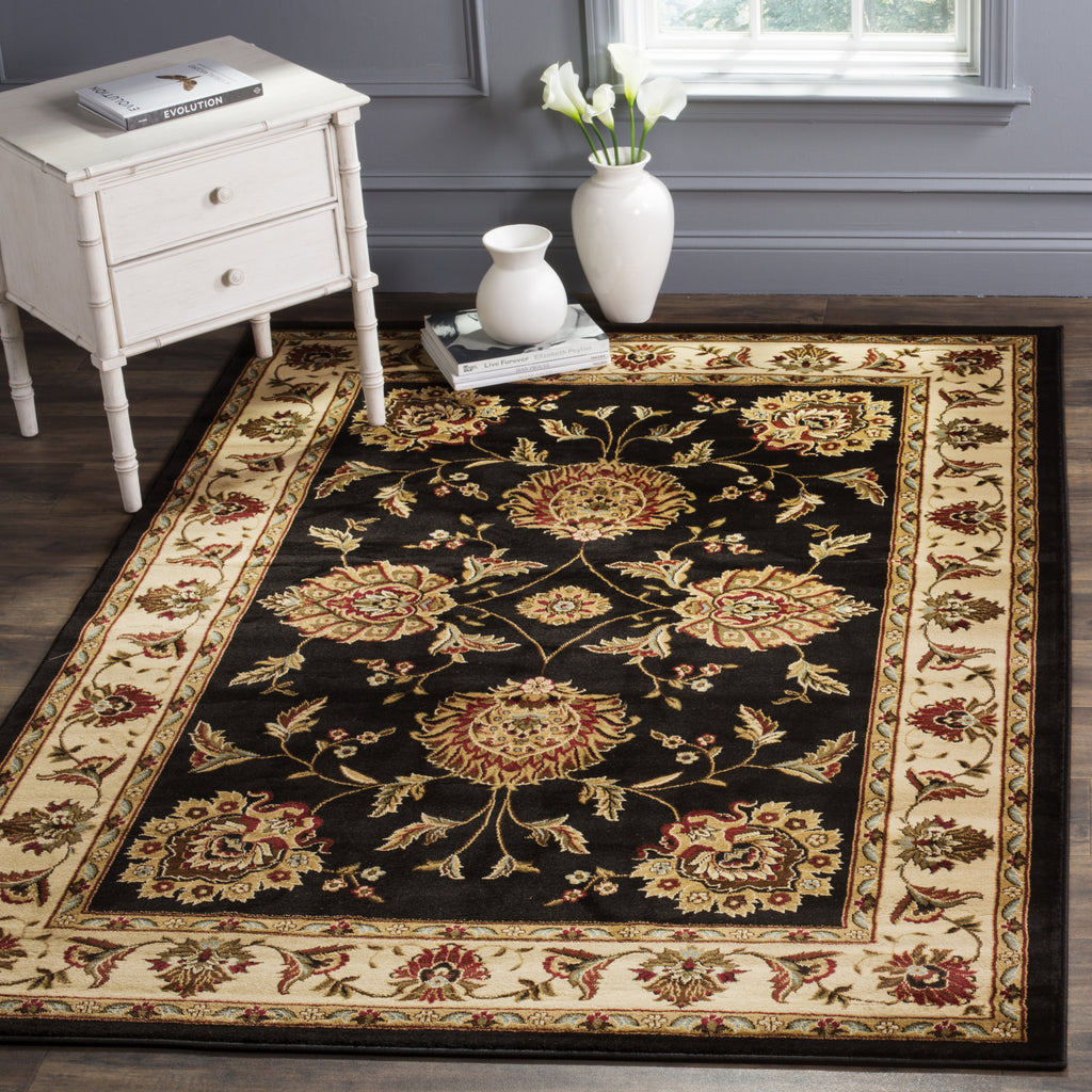 Safavieh Lyndhurst LNH555 Black/Ivory Area Rug – Incredible Rugs and Decor