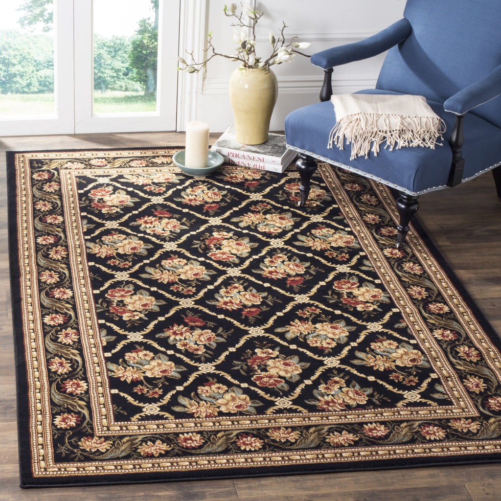 Safavieh Lyndhurst LNH556 Black/Black Area Rug – Incredible Rugs and Decor
