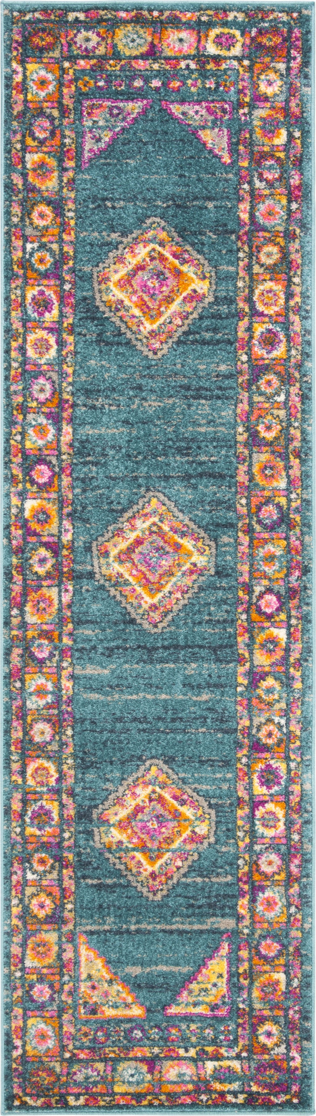 Safavieh Madison MAD133A Light Blue/Orange Area Rug – Incredible Rugs ...