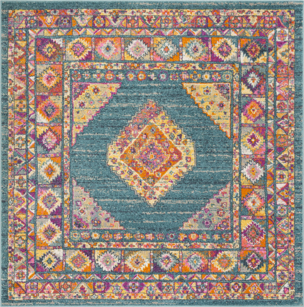 Safavieh Madison MAD133A Light Blue/Orange Area Rug – Incredible Rugs ...