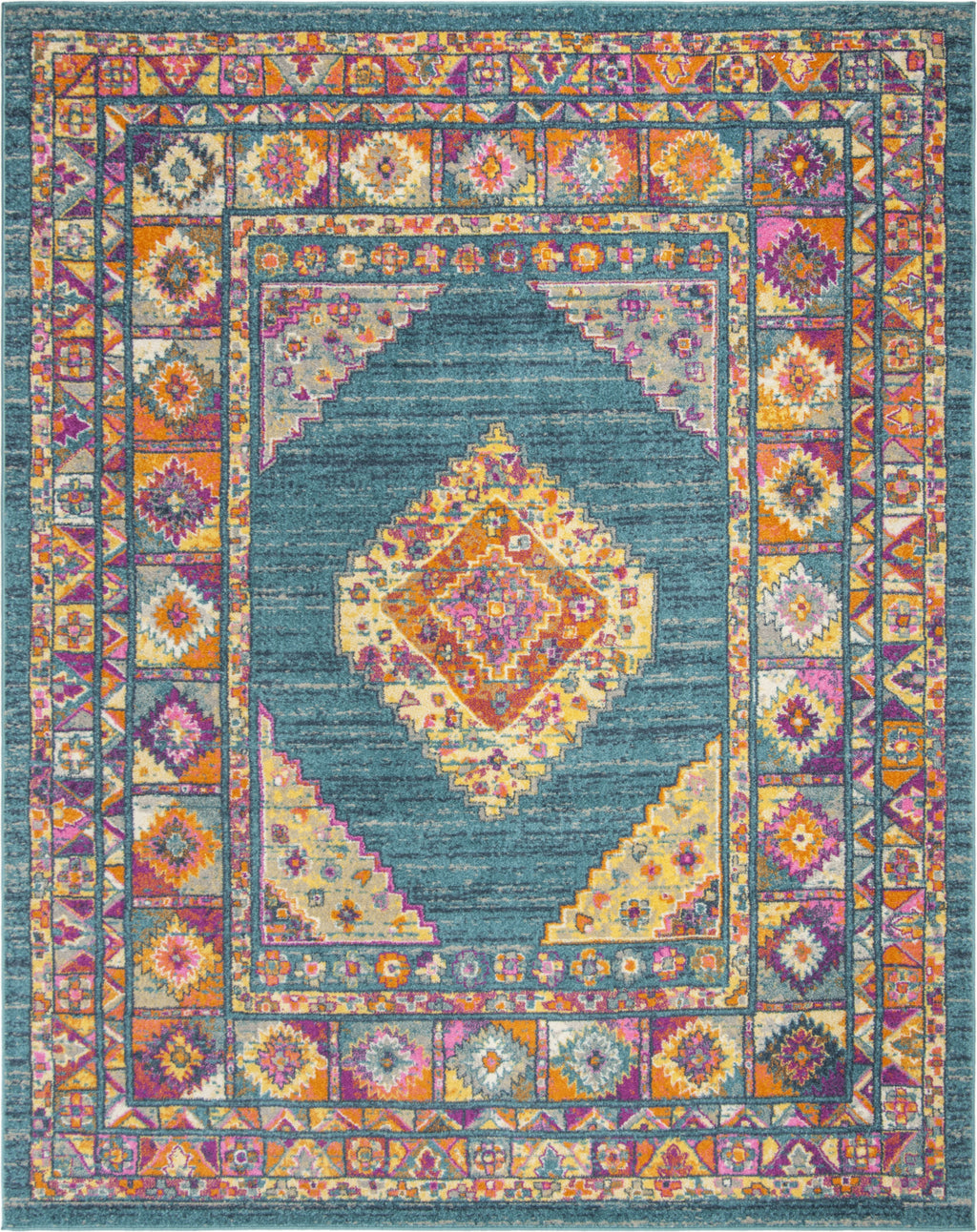 Safavieh Madison MAD133A Light Blue/Orange Area Rug – Incredible Rugs ...