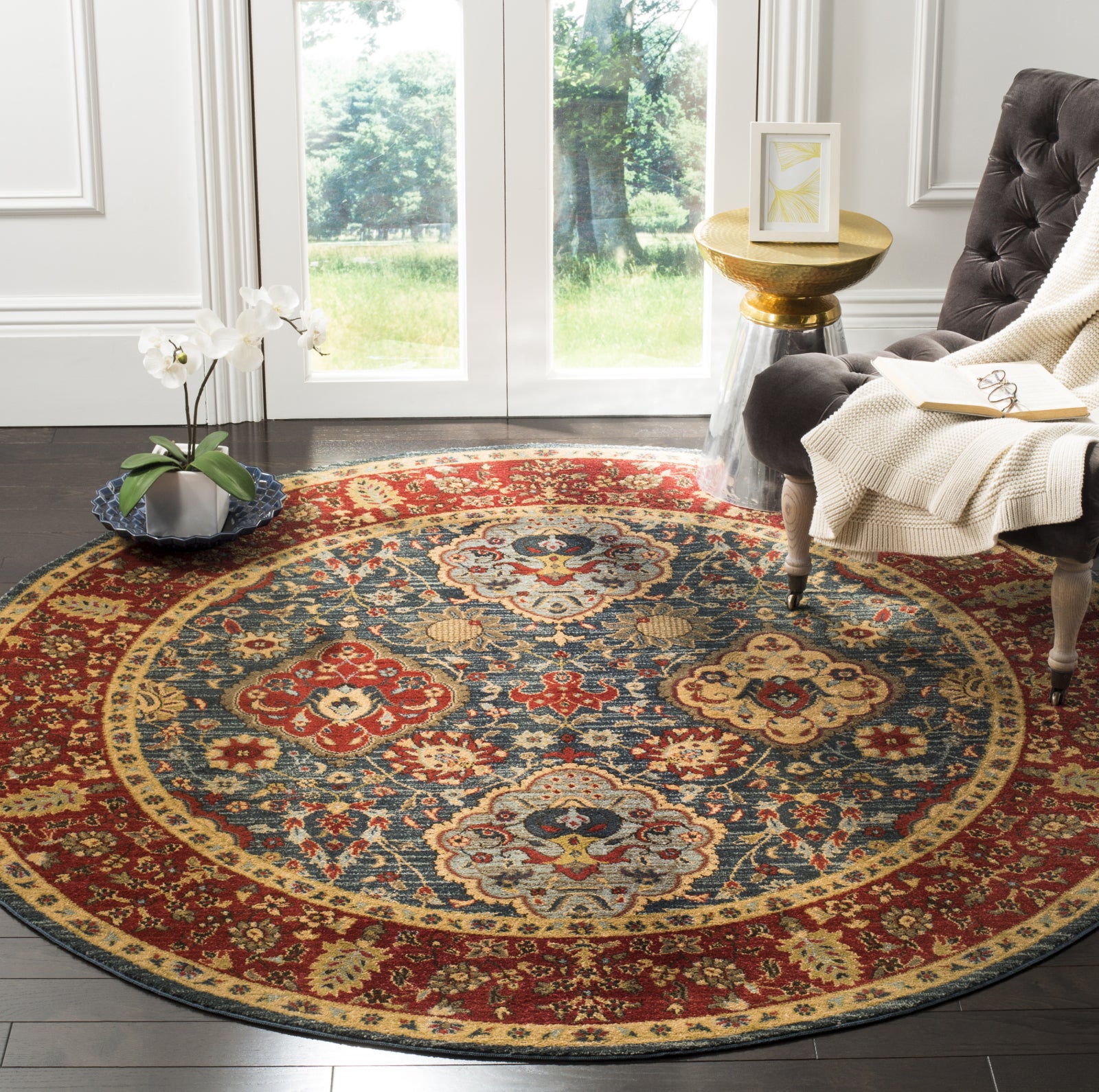 Safavieh Mahal MAH655C Navy/Red Area Rug – Incredible Rugs and Decor