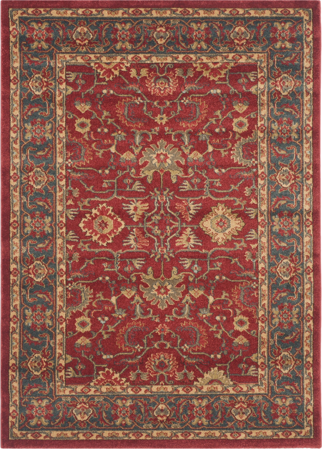 Safavieh Mahal MAH693F Red/Navy Area Rug – Incredible Rugs and Decor