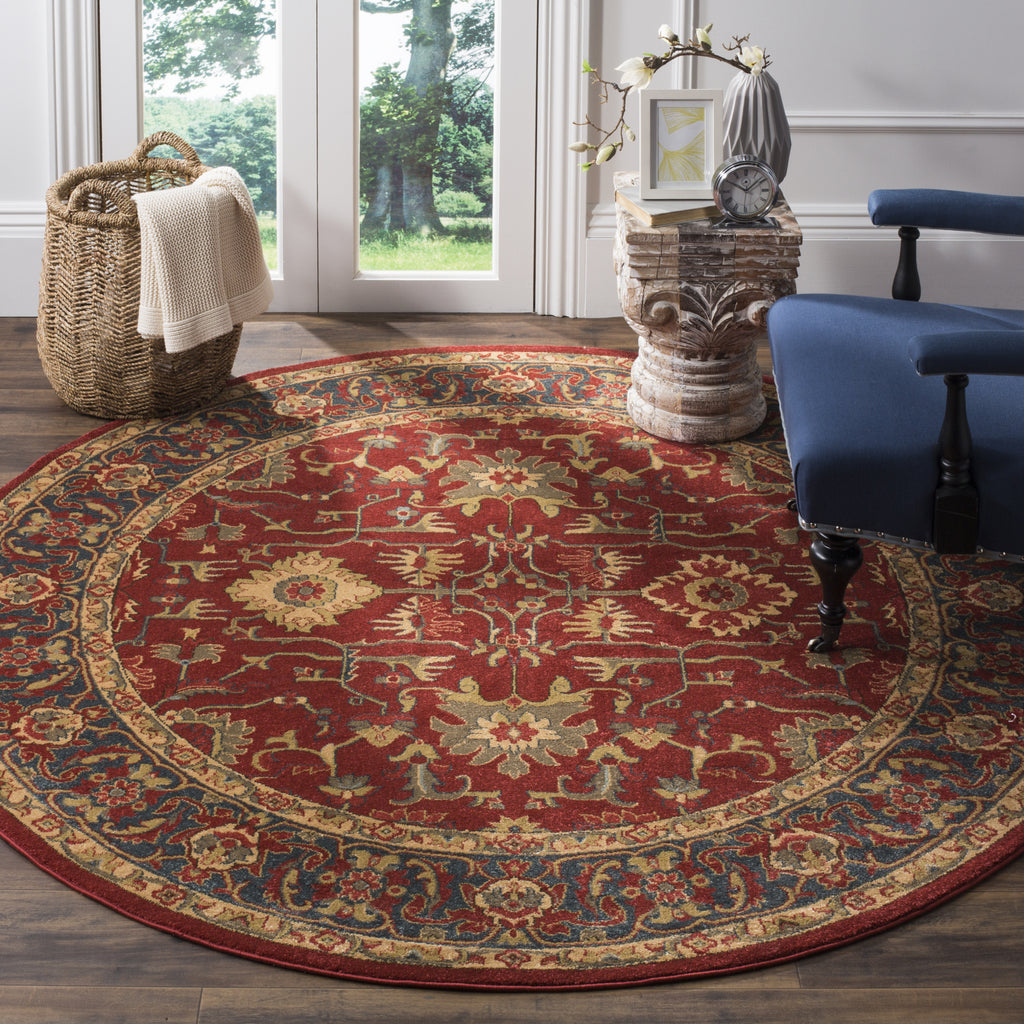 Safavieh Mahal MAH693F Red/Navy Area Rug – Incredible Rugs and Decor