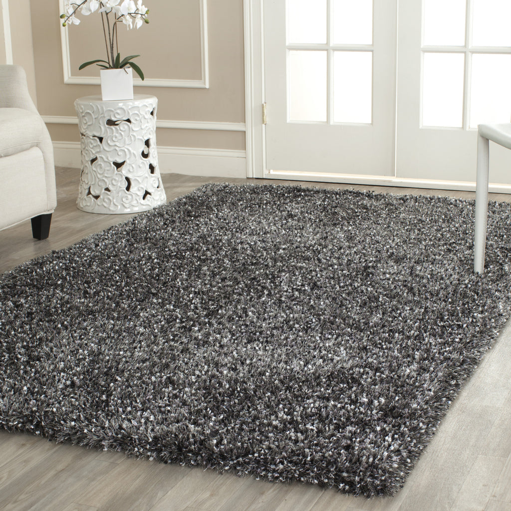 Safavieh Sg-Mls-Malibu Shag Malibu Charcoal Area Rug – Incredible Rugs ...