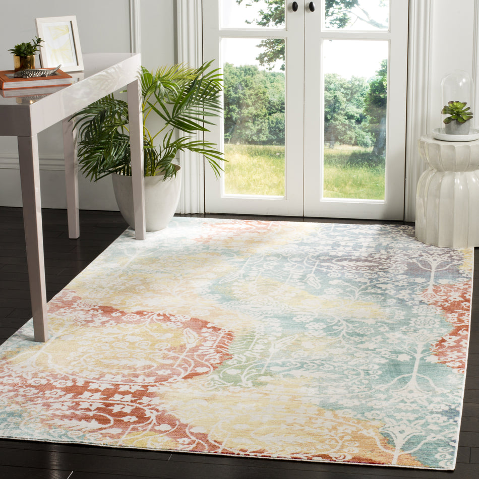 Safavieh Mystique MYS926T Blue/Rust Area Rug – Incredible Rugs and Decor