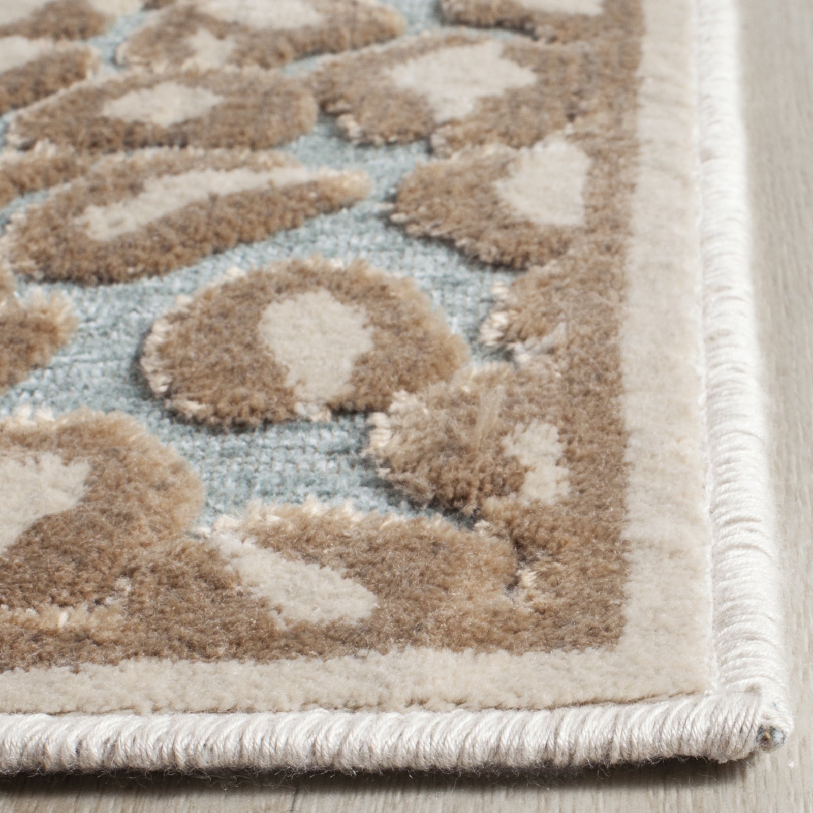 Safavieh Paradise PAR84 Stone/Aqua Area Rug – Incredible Rugs and Decor