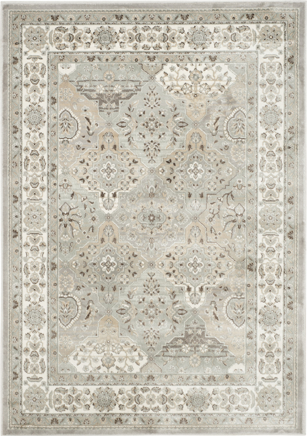 Safavieh Persian Garden PEG609W Silver/Ivory Area Rug – Incredible Rugs ...