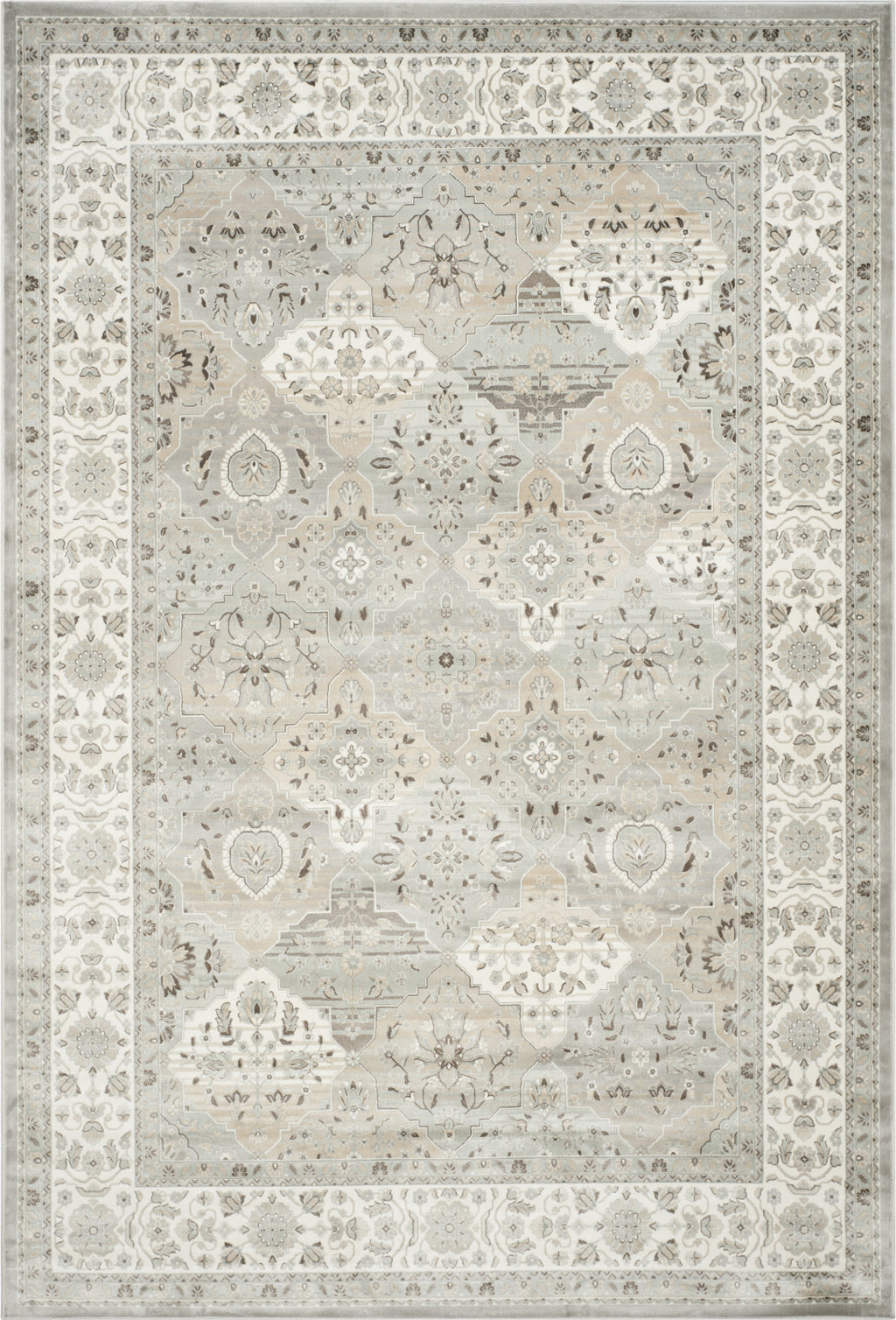 Safavieh Persian Garden PEG609W Silver/Ivory Area Rug – Incredible Rugs ...