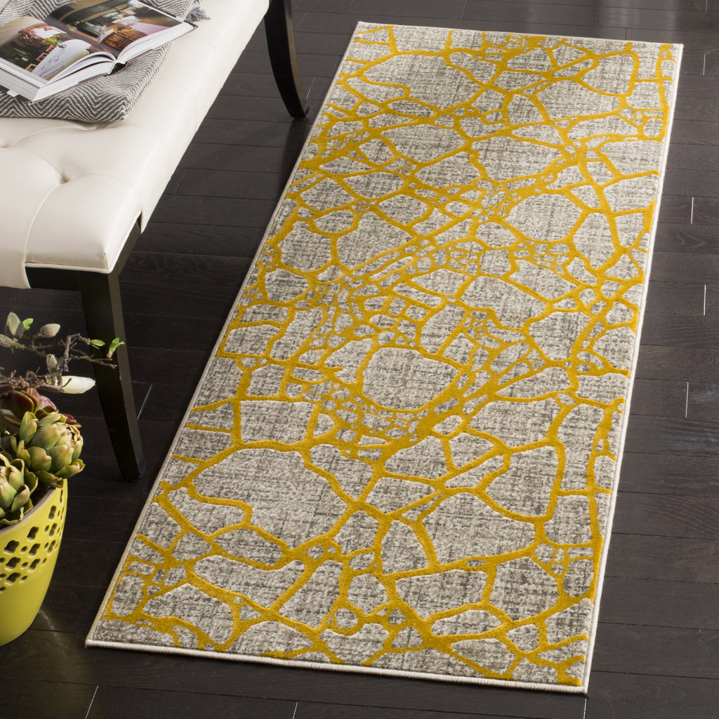 Safavieh Porcello PRL7737C Light Grey/Yellow Area Rug – Incredible Rugs ...