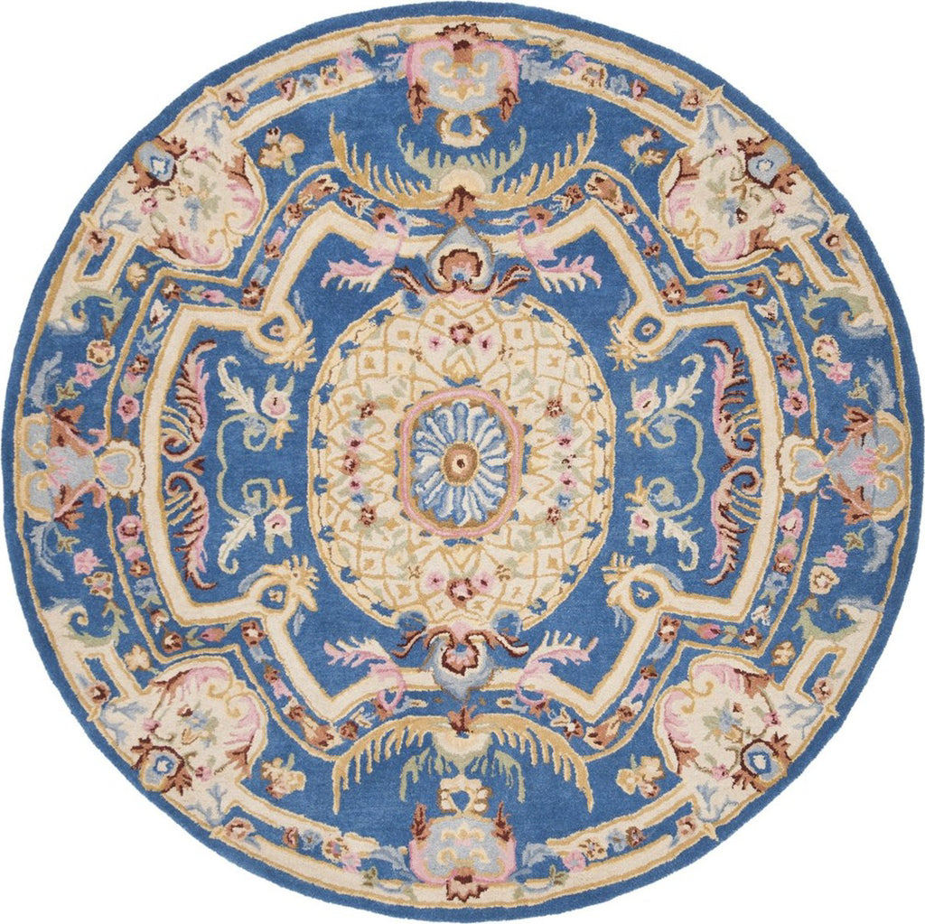 Safavieh Savonnerie 120 Blue/Ivory Area Rug – Incredible Rugs and Decor