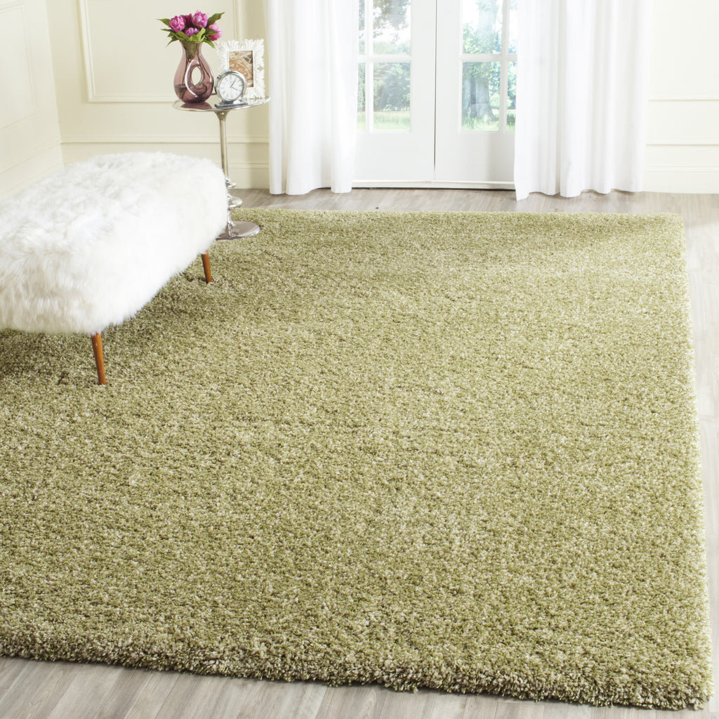 Safavieh California Shag SG151 Green Area Rug – Incredible Rugs and Decor