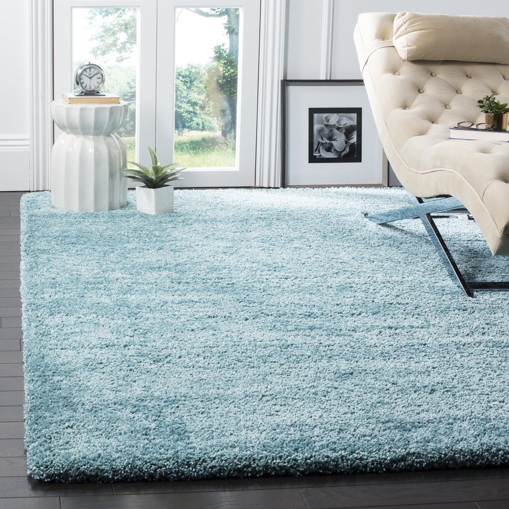 Safavieh Shag SG180 Aqua Blue Area Rug – Incredible Rugs and Decor