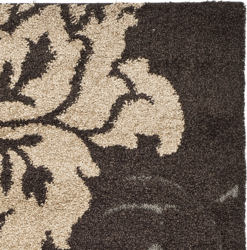 Safavieh Shag SG458 Dark Brown/Smoke Area Rug – Incredible Rugs and Decor