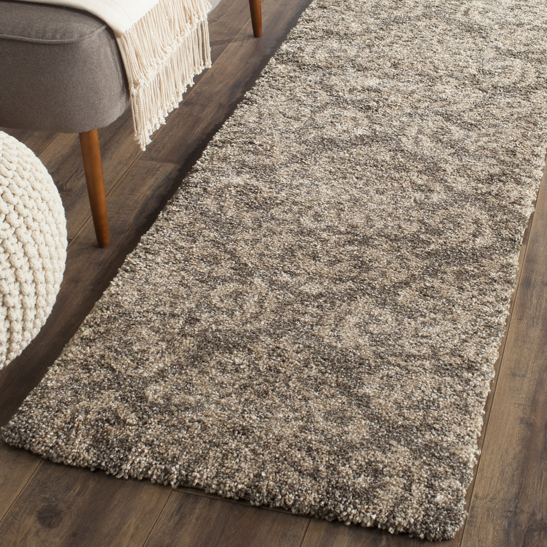 Safavieh Shag SG460 Smoke/Beige Area Rug – Incredible Rugs and Decor