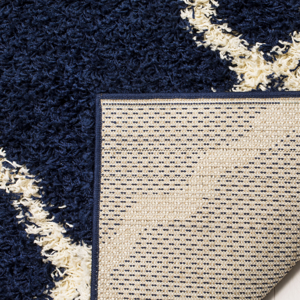 Safavieh Sgd-dallas Shag SGD257N Navy/Ivory Area Rug – Incredible Rugs ...