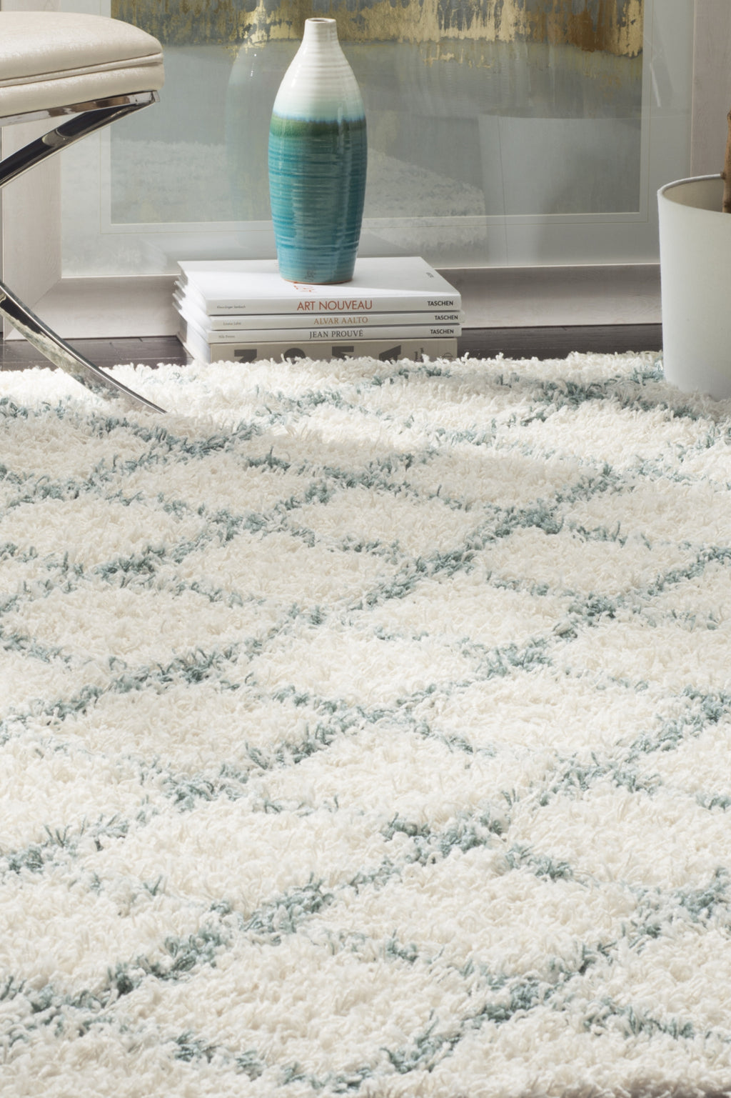 Safavieh Dallas Shag SGD258J Ivory/Seafoam Area Rug – Incredible Rugs ...