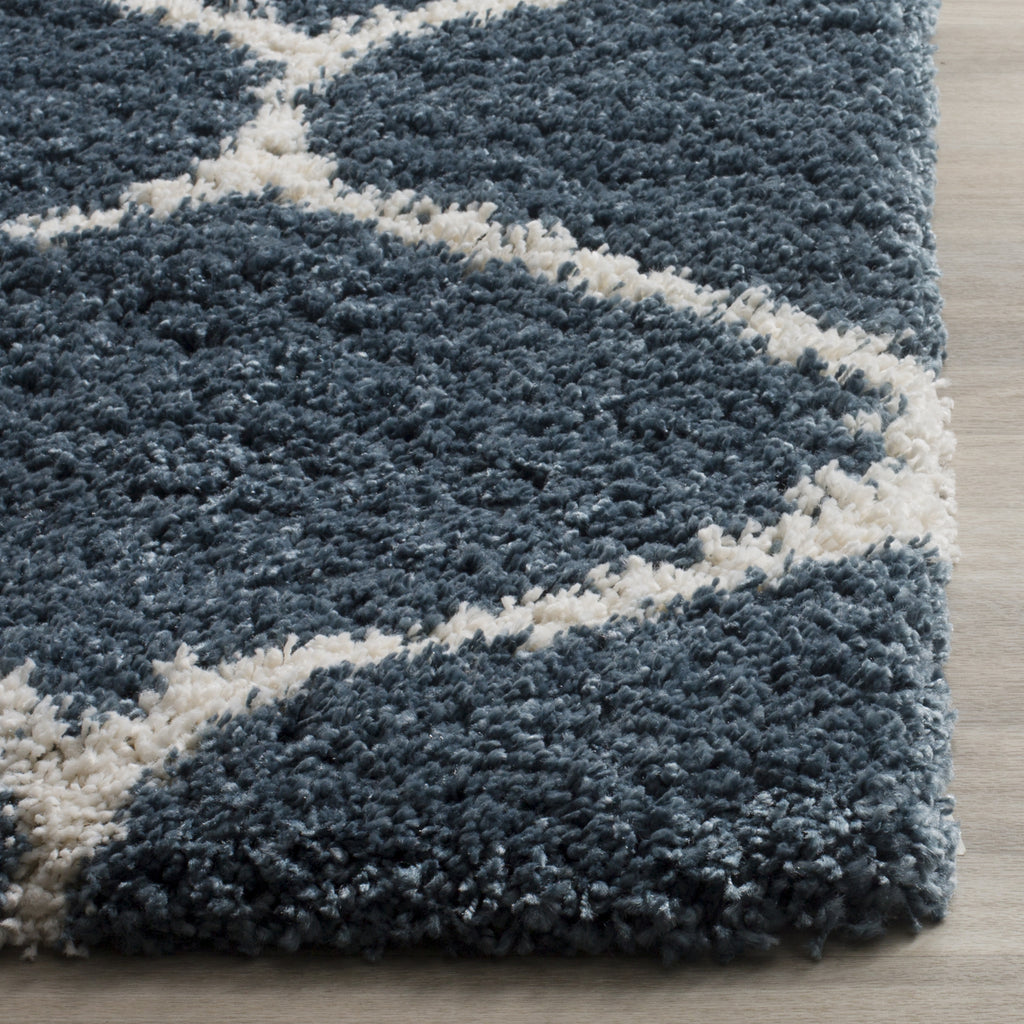 Safavieh Hudson Shag SGH280L Slate Blue/Ivory Area Rug – Incredible ...