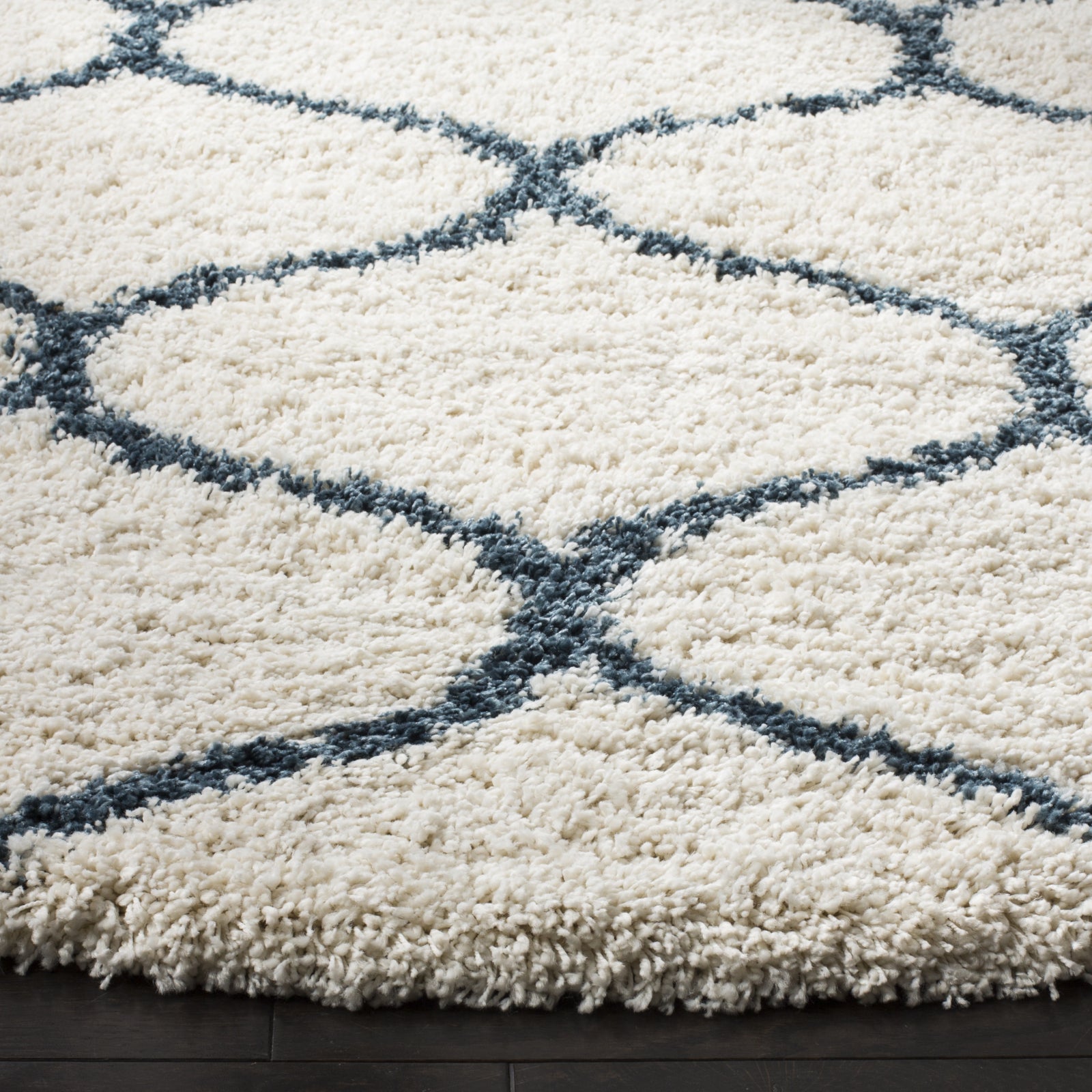 Safavieh Hudson Shag SGH280T Ivory/Slate Blue Area Rug – Incredible ...