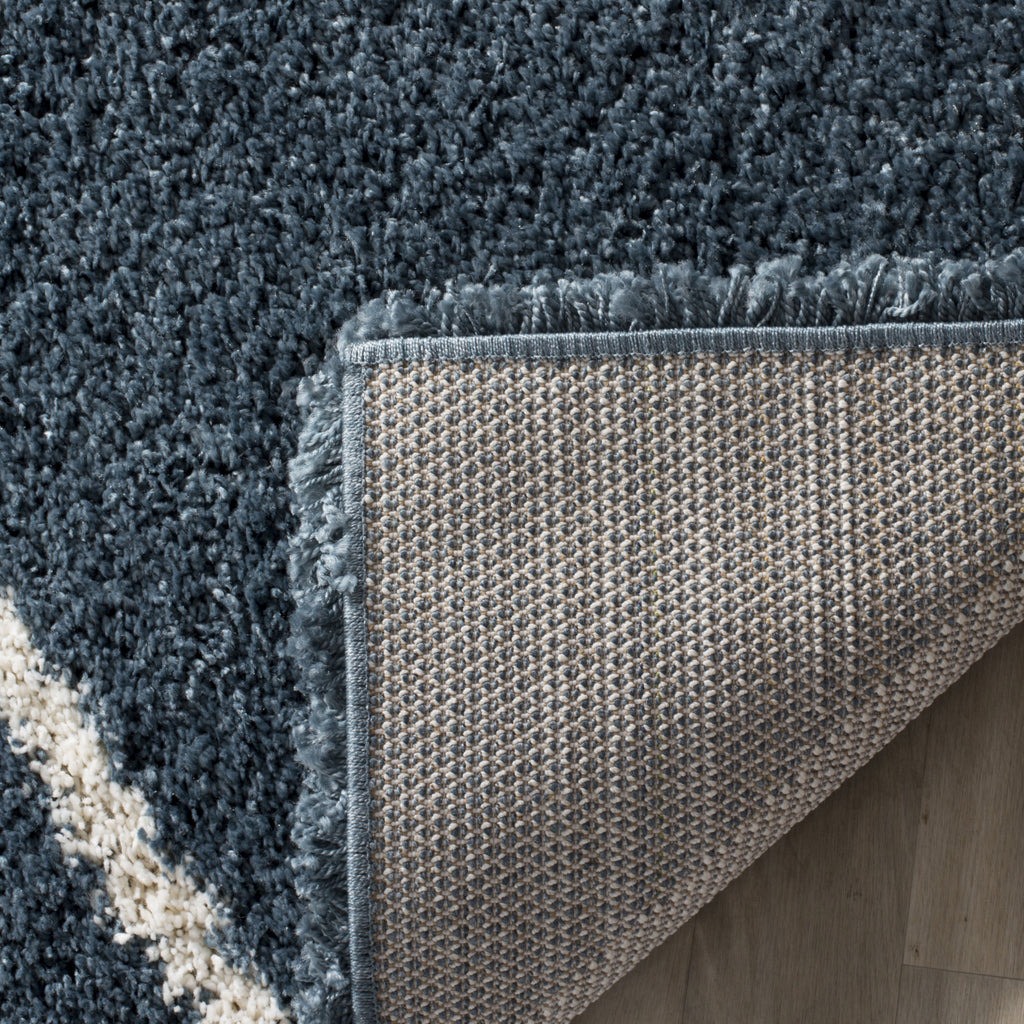 Safavieh Hudson Shag SGH281L Slate Blue/Ivory Area Rug – Incredible ...