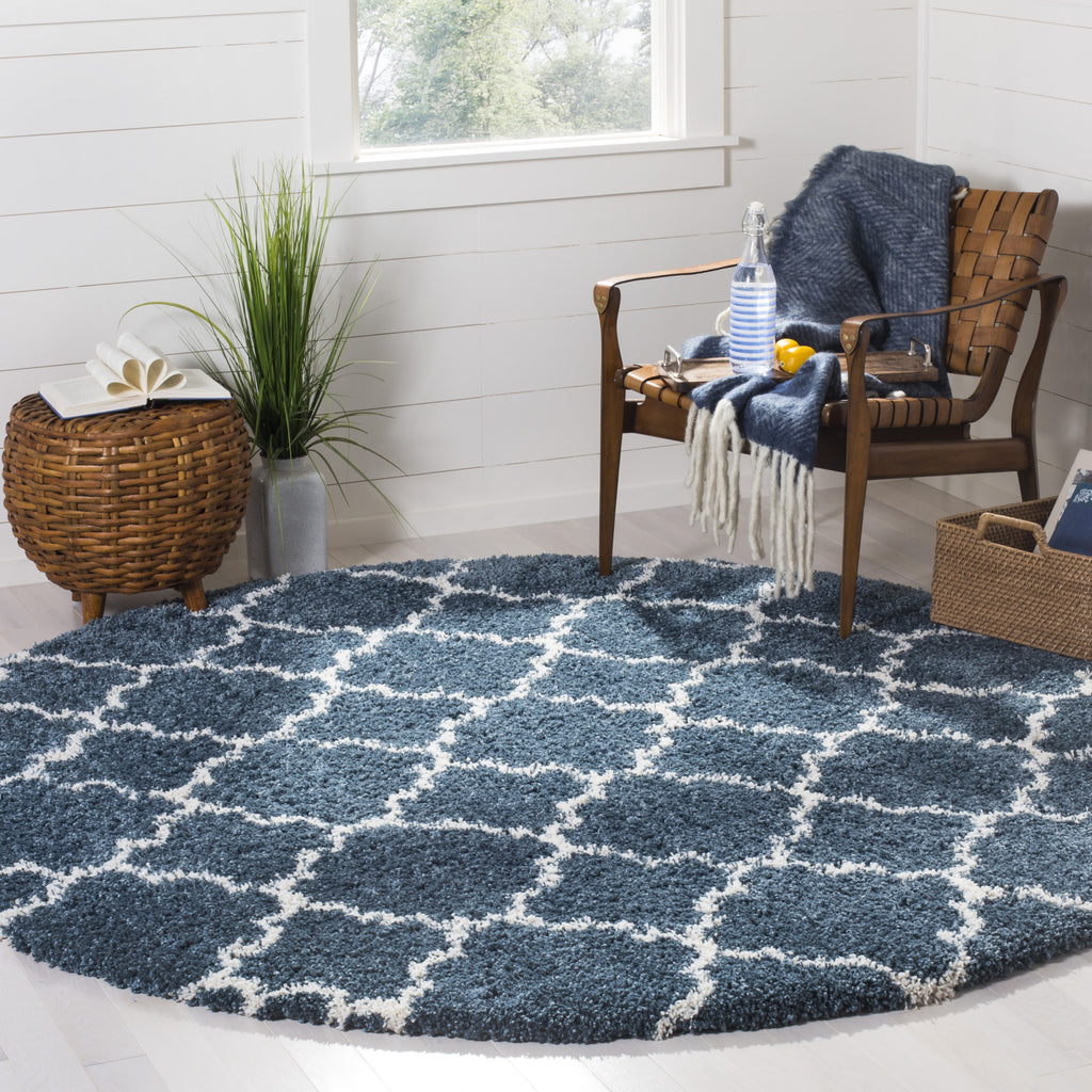 Safavieh Hudson Shag SGH282L Slate Blue/Ivory Area Rug – Incredible ...