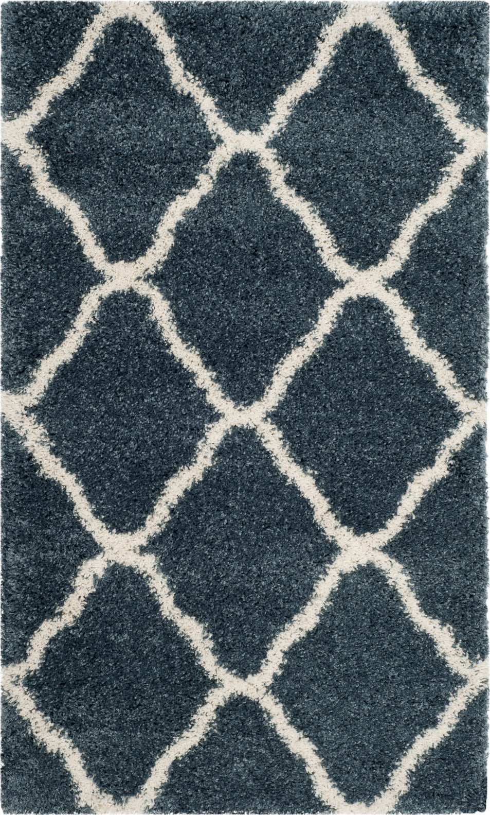 Safavieh Hudson Shag SGH283L Slate Blue/Ivory Area Rug – Incredible ...