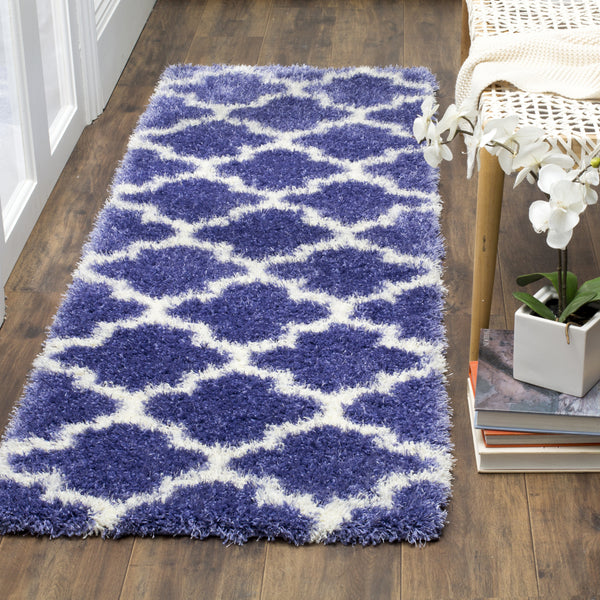 Safavieh Montreal Shag SGM832P Periwinkle/Ivory Area Rug – Incredible ...