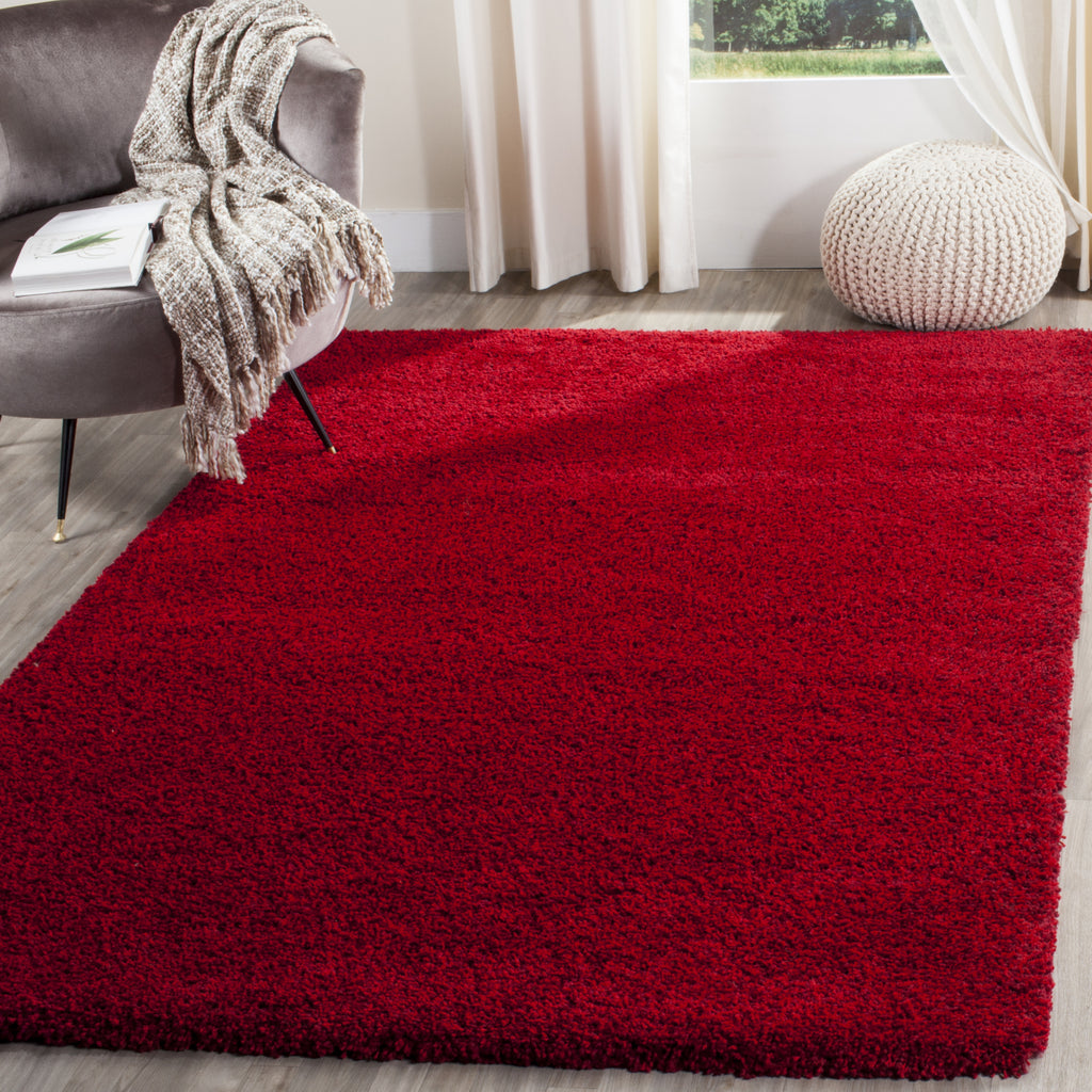 Safavieh Santa Monica Shag SGN725 Red Area Rug – Incredible Rugs and Decor