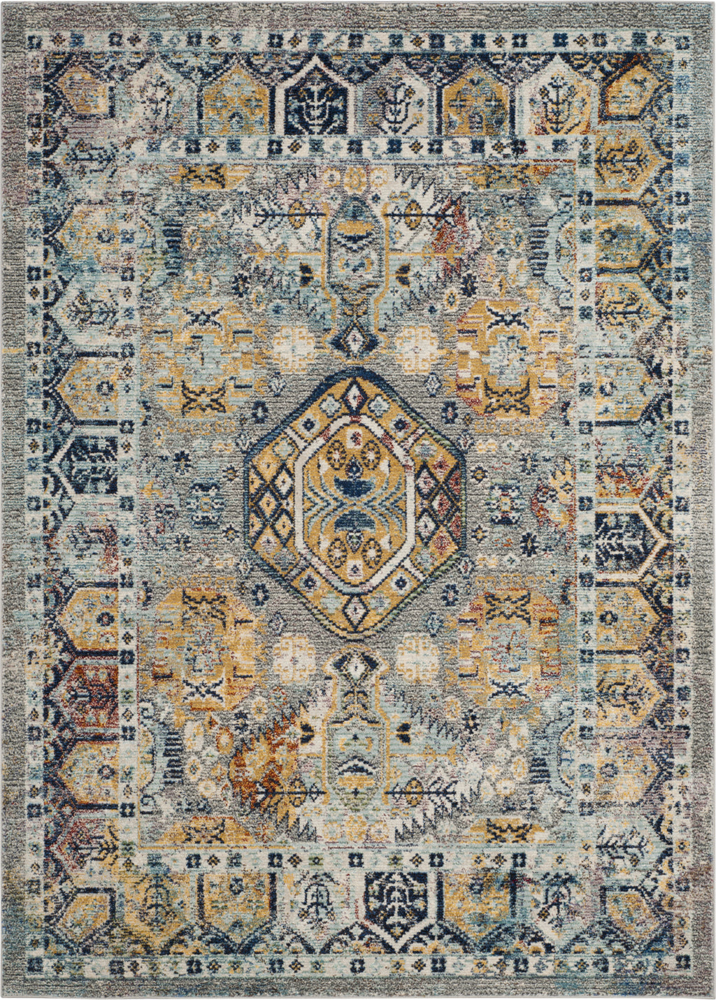 Safavieh Savannah SVH647A Grey/Navy Area Rug – Incredible Rugs and Decor