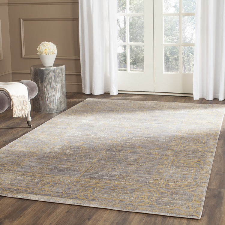 Safavieh Valencia VAL104E Grey/Gold Area Rug – Incredible Rugs and Decor