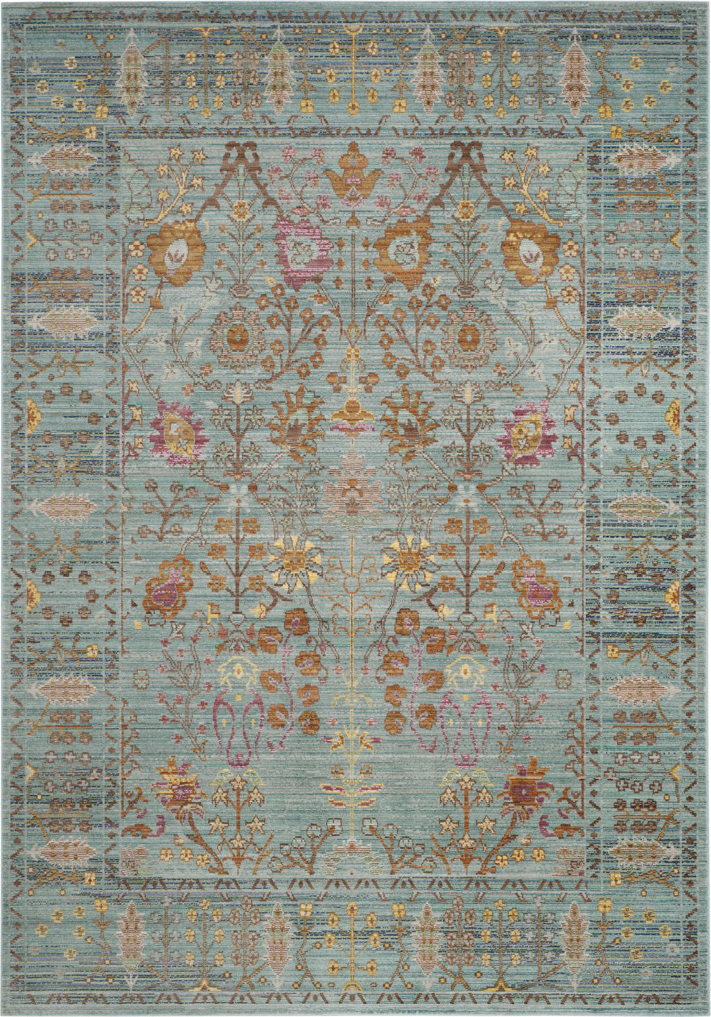 Safavieh Valencia VAL108S Steel Blue Area Rug – Incredible Rugs and Decor
