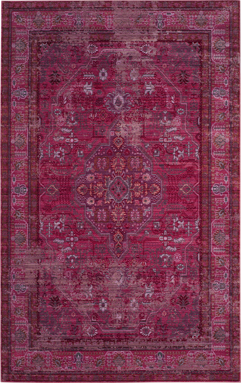 Safavieh Valencia VAL127R Red/Multi Area Rug – Incredible Rugs and Decor