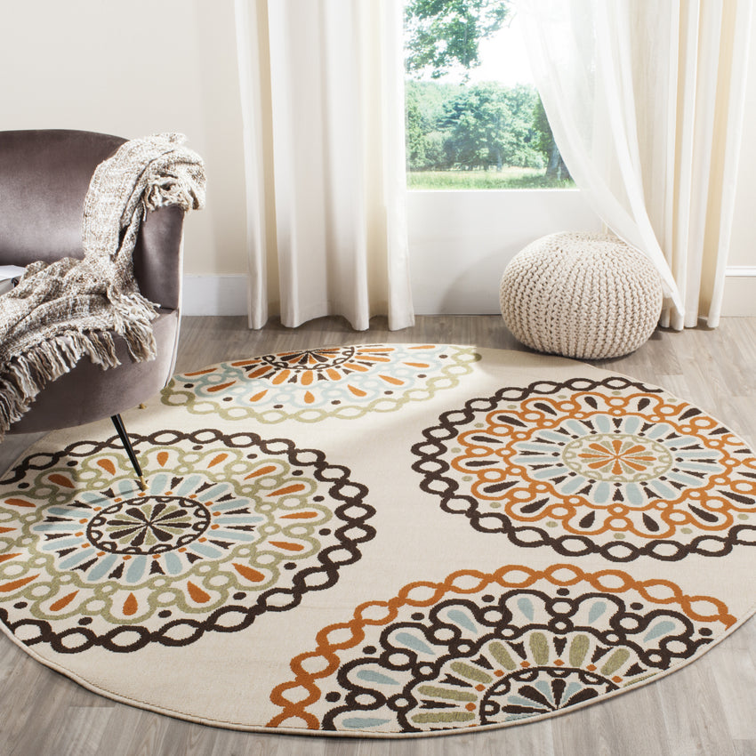 Safavieh Veranda VER092 Cream/Terracotta Area Rug – Incredible Rugs and ...