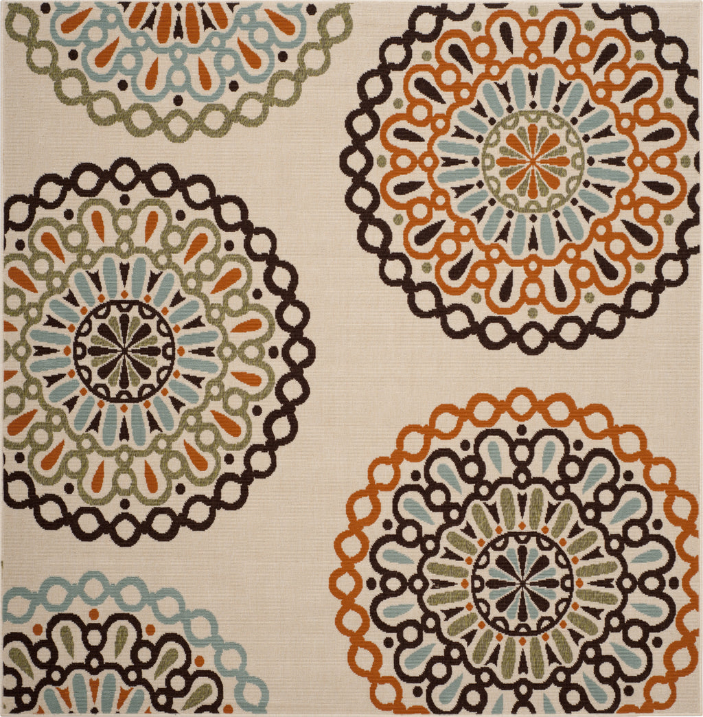 Safavieh Veranda VER092 Cream/Terracotta Area Rug – Incredible Rugs and ...