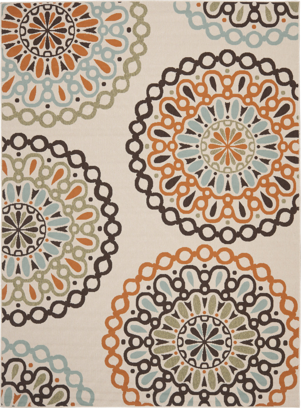 Safavieh Veranda VER092 Cream/Terracotta Area Rug – Incredible Rugs and ...