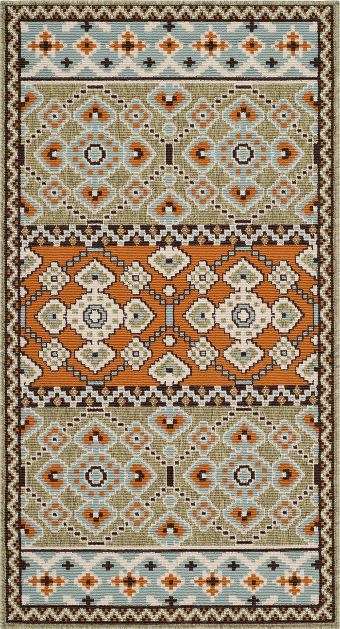 Safavieh Veranda VER093 Green/Terracotta Area Rug – Incredible Rugs and ...