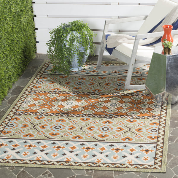 Safavieh Veranda VER093 Green/Terracotta Area Rug – Incredible Rugs and ...