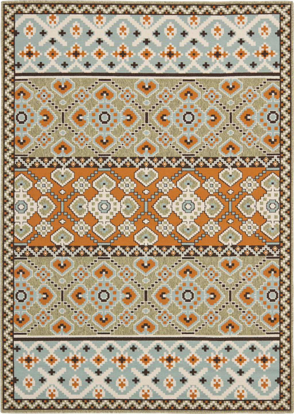 Safavieh Veranda VER093 Green/Terracotta Area Rug – Incredible Rugs and ...
